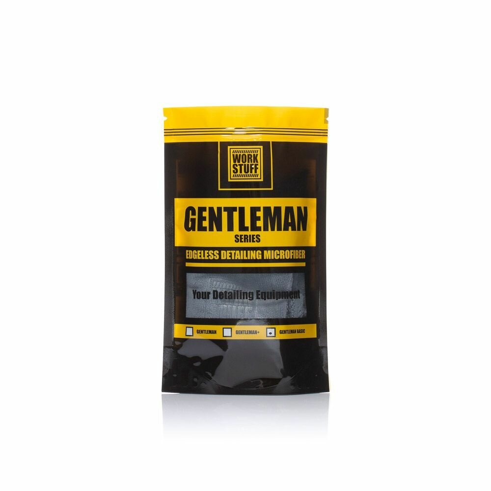 Микрофибра Work Stuff Gentleman Basic, цв. серый/Размер: 40 × 40 см. Плотность: 350 GSM. — фото 1