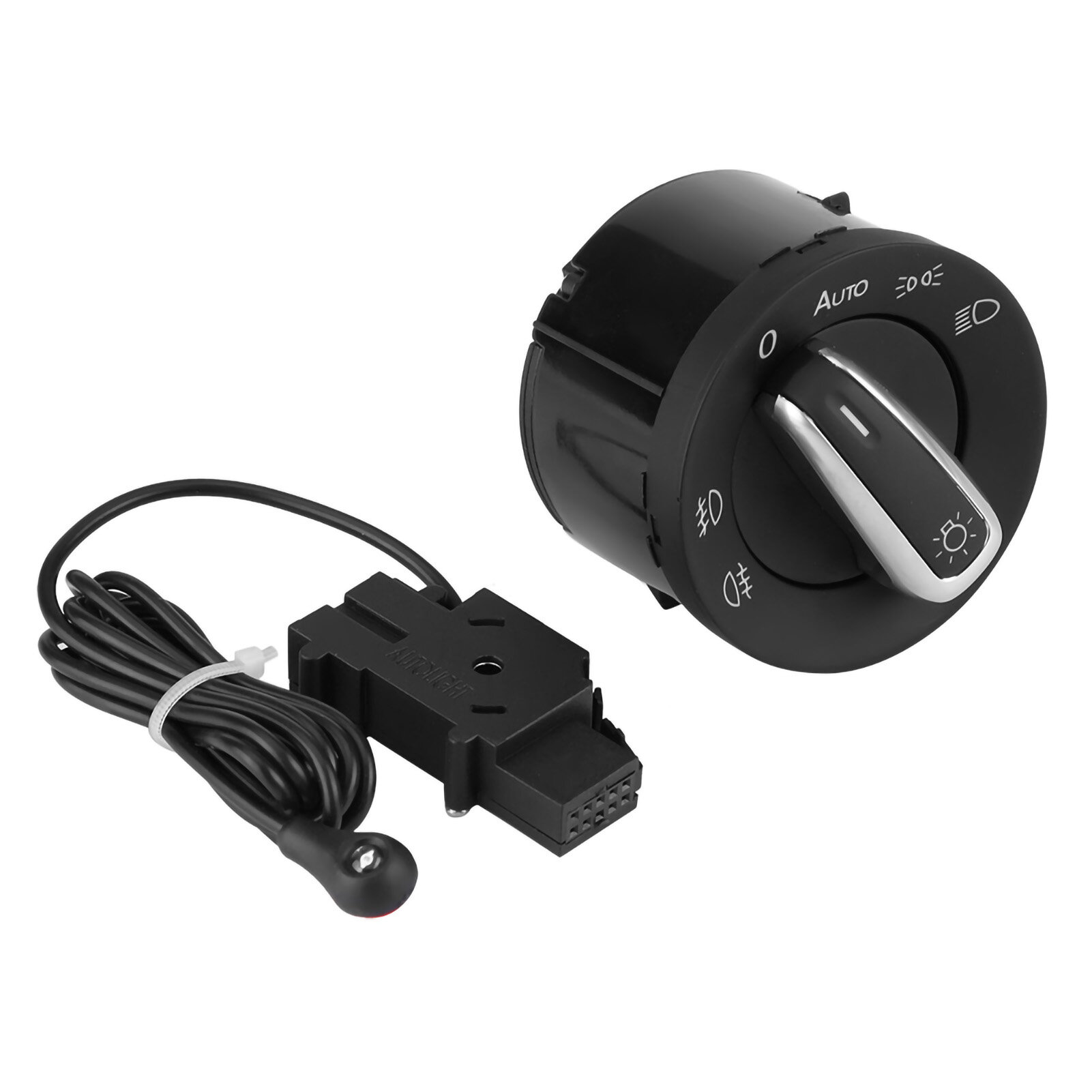 Anti-Corrosion Headlamp Switch, Direct Replacement Car HeadLight Control, Exquisite Workmanship for Caddy Passat Golf Jetta