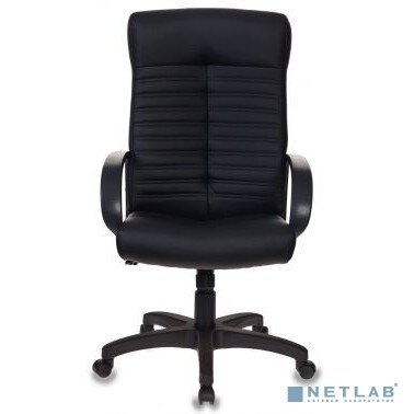 Кресло руководителя Бюрократ "KB-10LITE" BLACK, искусственная кожа, черное