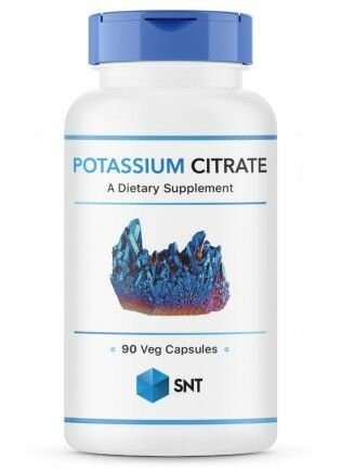 SNT Potassium Citrate потассиум цитрат 560мг, 90 капсул