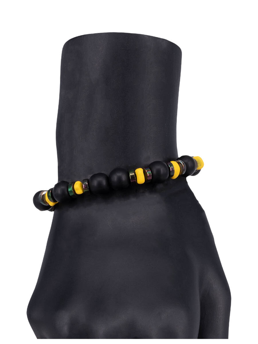 Эластичный браслет, агат