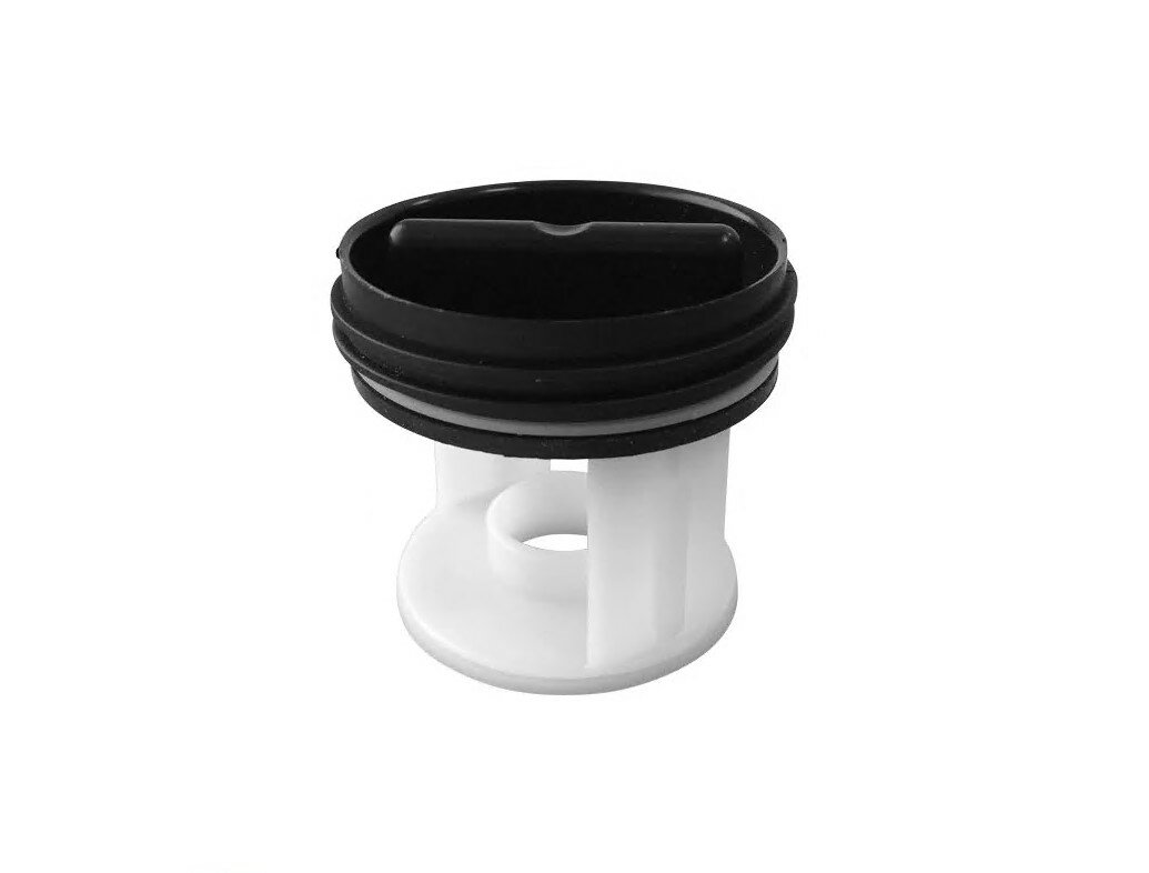 Заглушка - фильтр сливного насоса для стиральных машин Bosch, Siemens, Gaggenau, NEFF, цвет белый, 00601996