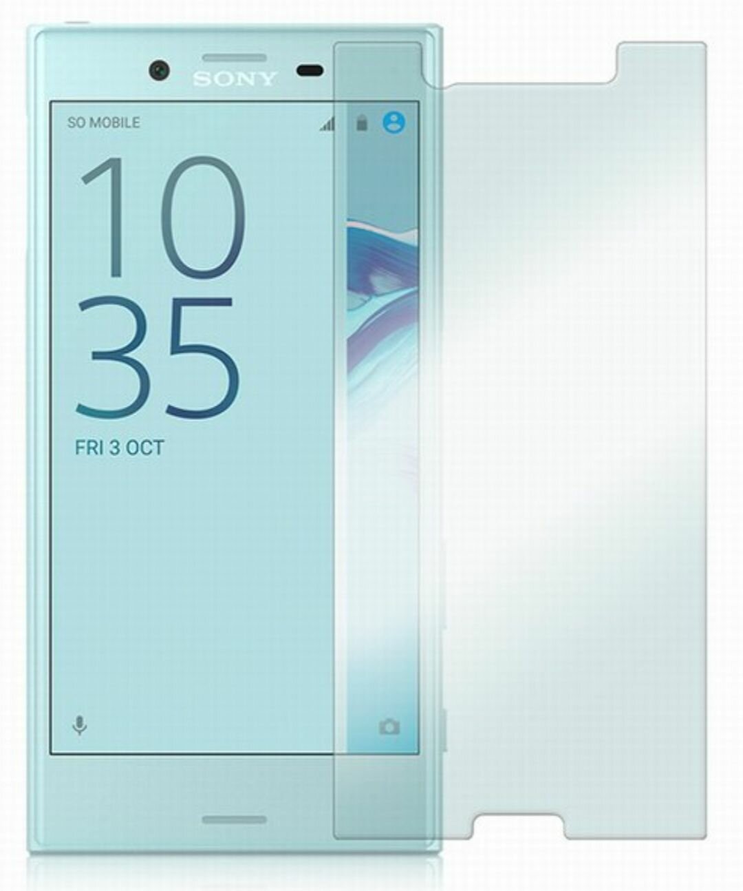 Sony Xperia X Compact Защитное стекло на экран, прозрачное, сони икспериа х компакт