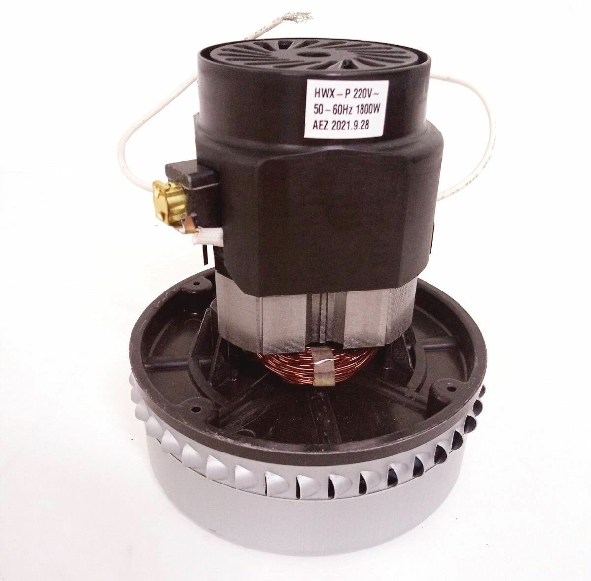 Двигатель для строительного пылесоса 1800 Вт H-169мм, D-144мм