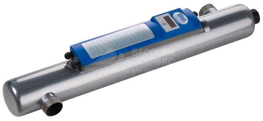 Установка ультрафиолетовая Van Erp UV-C Pro 75.000, 18 м3/ч (макс 23), 75 Вт, 30 мДж/см2, 220 В, с датчиком потока и таймером, цена - за 1 шт