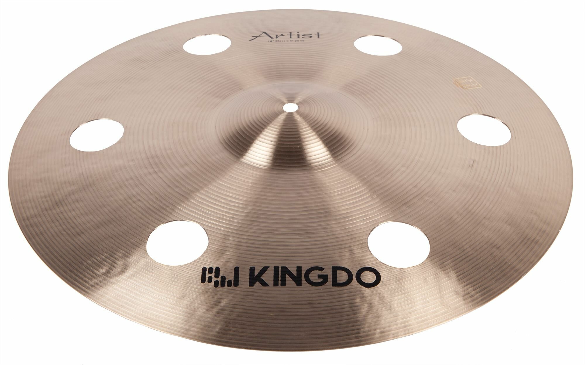 Тарелка KINGDO ARTIST CLASSIC O-ZONE CRASH 18" , сплав B20, medium, ручная ковка полировка, тон мягкий и насыщенный