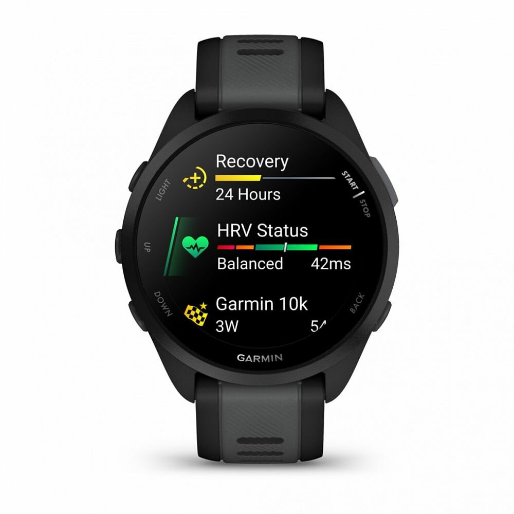 Часы Garmin Forerunner 165 AMOLED, черные — фото 1