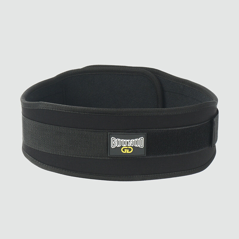 Пояс спортивный, для тяжелой атлетики, дышащий, черный