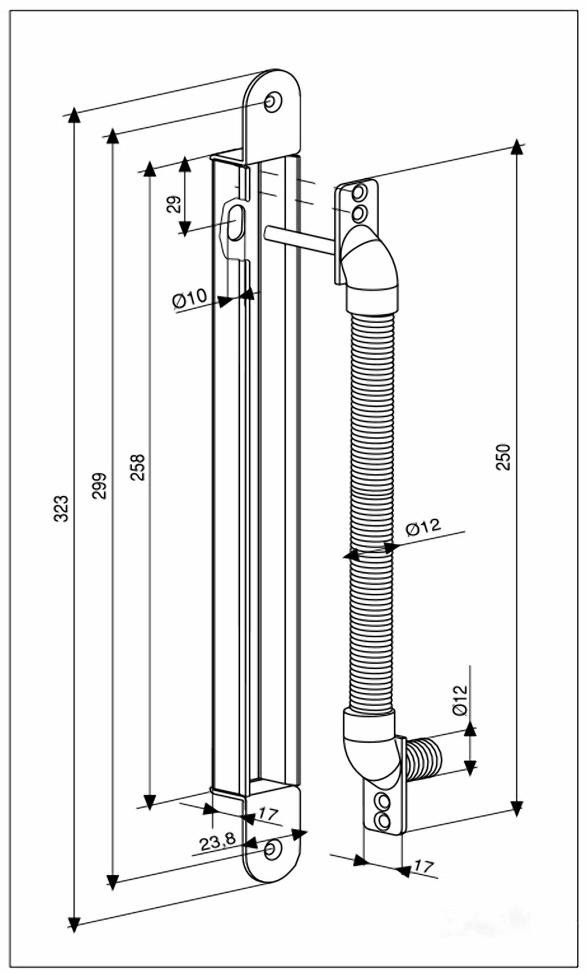 HN-601Ab кабельный переход Hunter