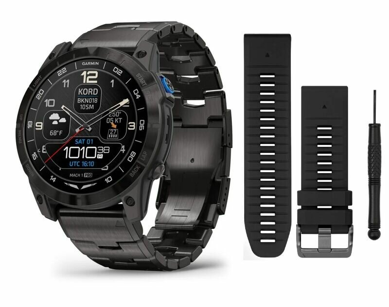 Часы Garmin D2 Mach 1 Pro Titanium Aviator (010-02804-81)