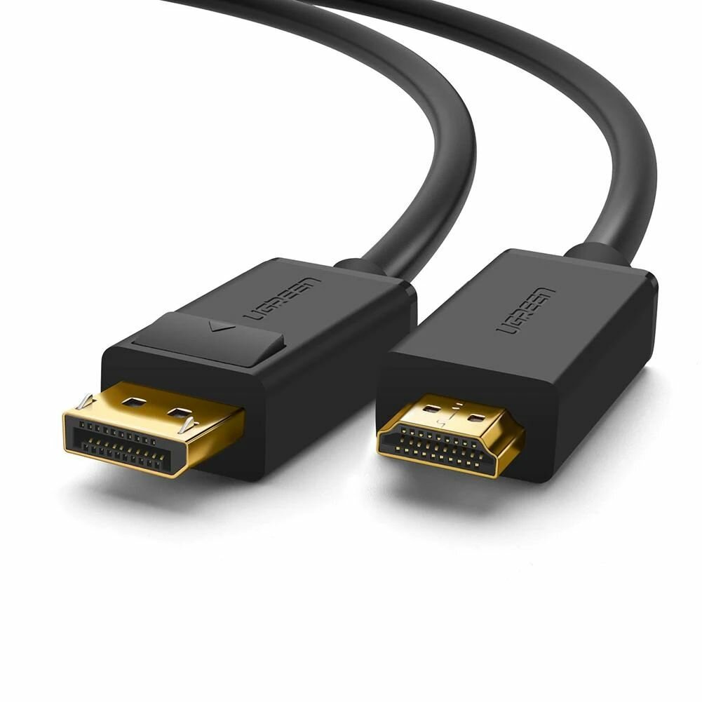 Кабель Displayport-HDMI AM-AM 4K UHD 2,0 м. (для ноутбука и проектора) Ugreen