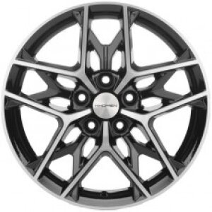 Литой колесный диск Khomen Wheels KHW1709 7x17/5x114.3 D67.1 ET48 Black FP