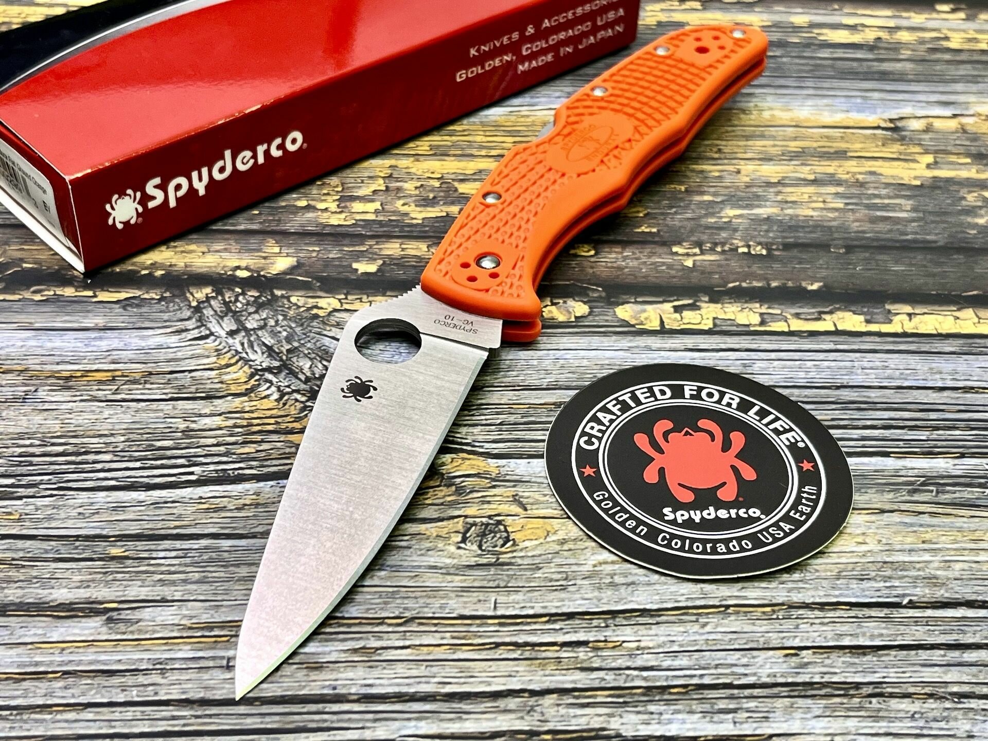 Нож складной Spyderco C10FPOR Endura 4 Orange