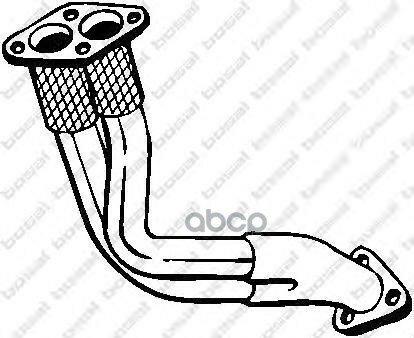 Труба выхлопного газа (V.W. SHARAN 95-95 ) Bosal арт. 753517