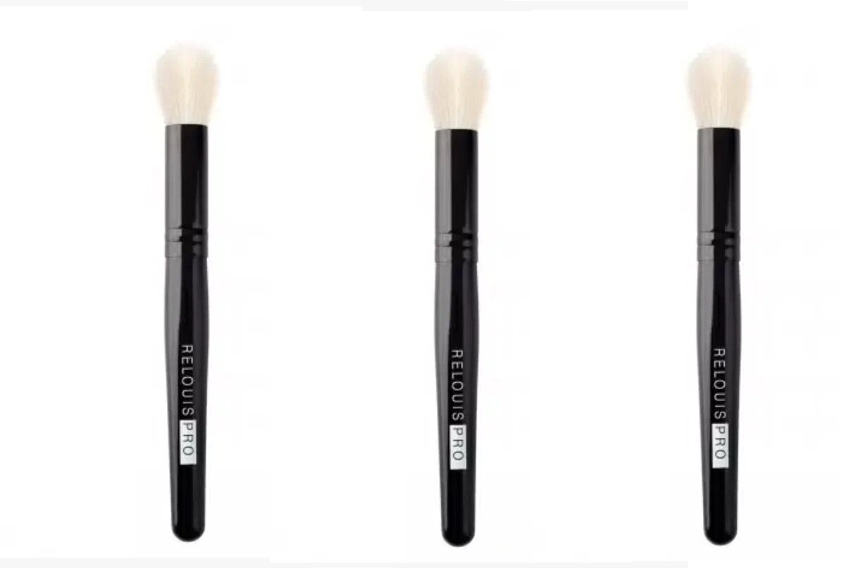 Кисть косметическая мультифункциональная Relouis Multifunctional Brush L №7 малая, 3 шт