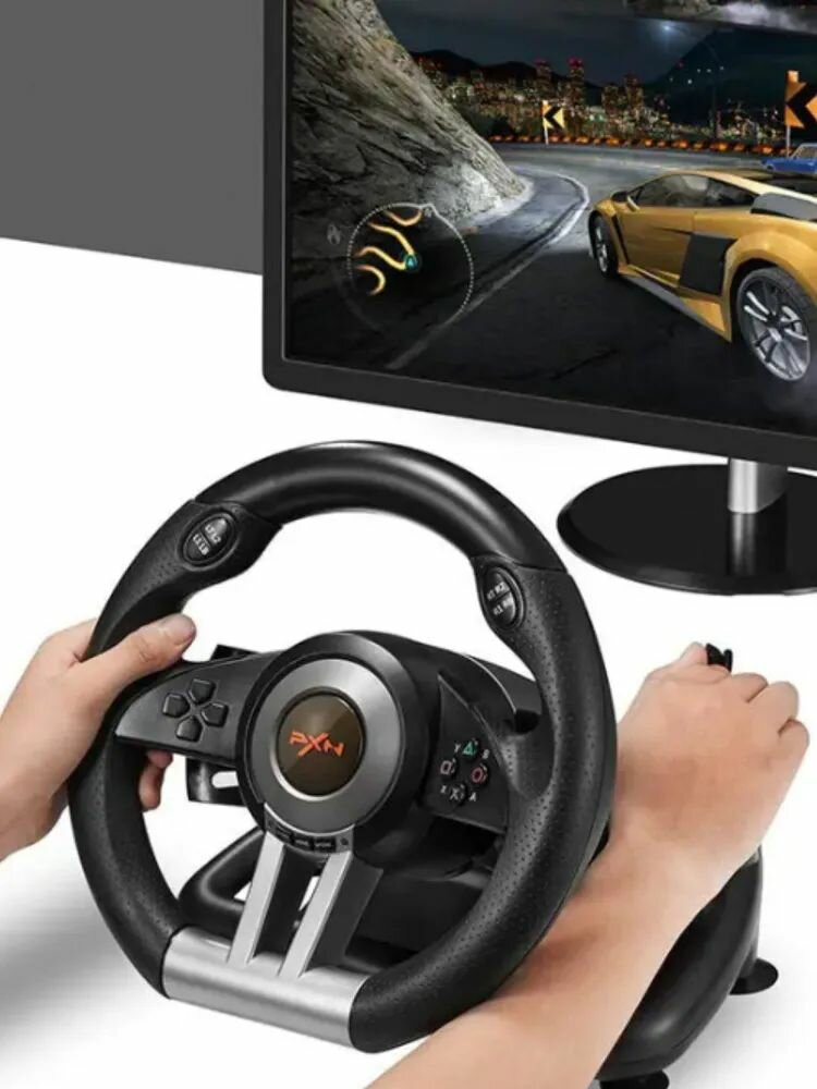Руль игровой с педалями PXN V3 Pro