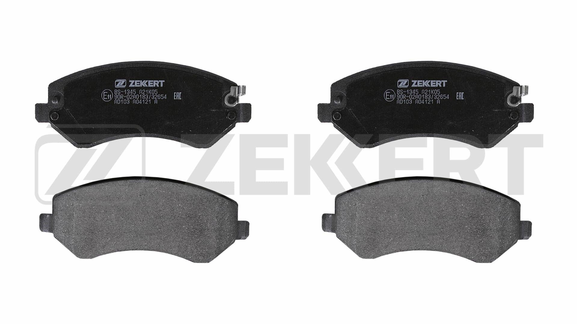 Колодки торм, диск, передн, Chrysler Voyager IV 00-, Jeep Cherokee III 01-