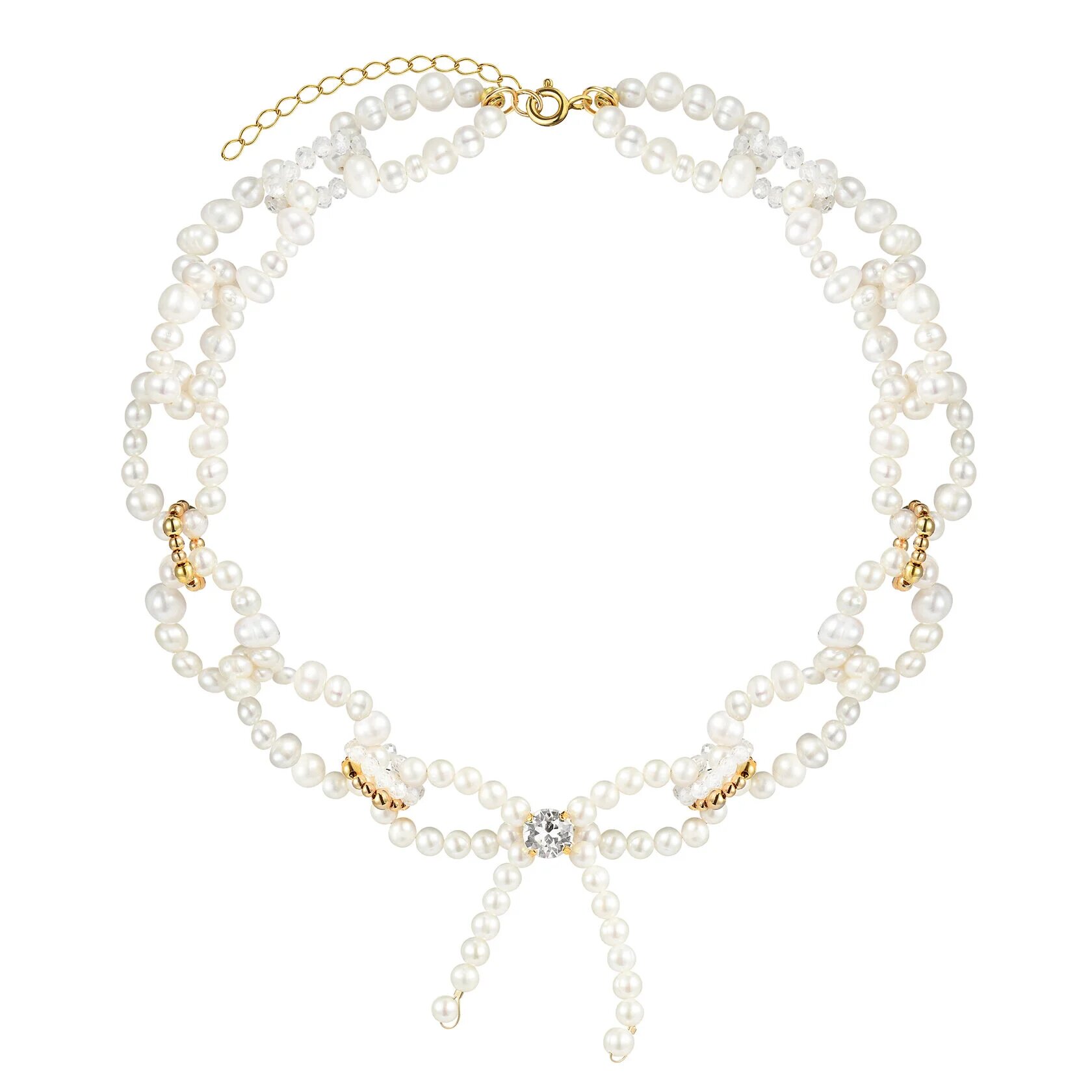 Колье, кристаллы Swarovski