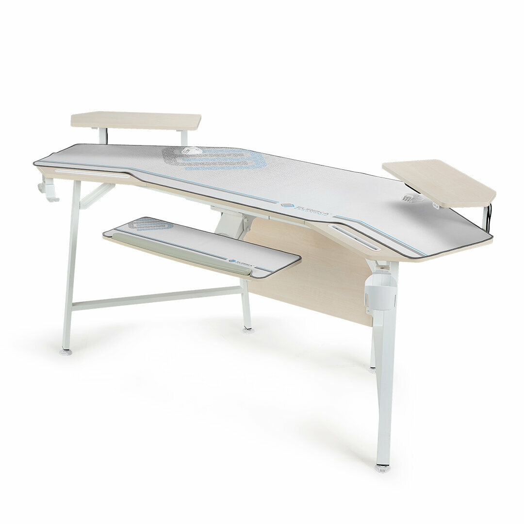 Стол для компьютера с подставкой под клавиатуру EUREKA ERK-AED-E70MW