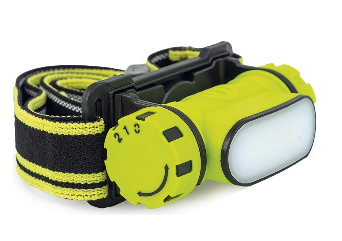 Фонарь яркий ЛУЧ LH-195М "COBRA TWIST" налобный, COB диод, 2 реж. 200/60лм, магнит, Li-ion 2200mAh