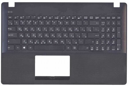 Клавиатура для ноутбука Asus X551 черная, верхняя панель в сборе