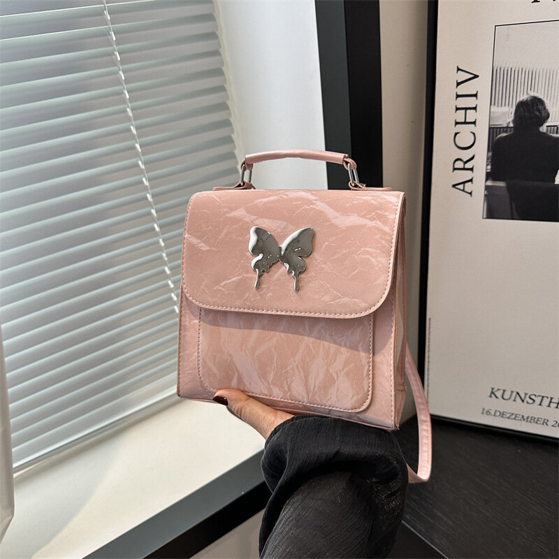 Рюкзак Design Sense JK High Sense, искусственная кожа, трехмерный мешок, розовый