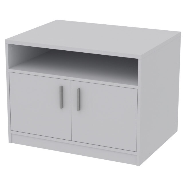 Тумба Меб-фф Тумба для оргтехники ТДО-24+С-28М цвет Серый 80/60/60 см