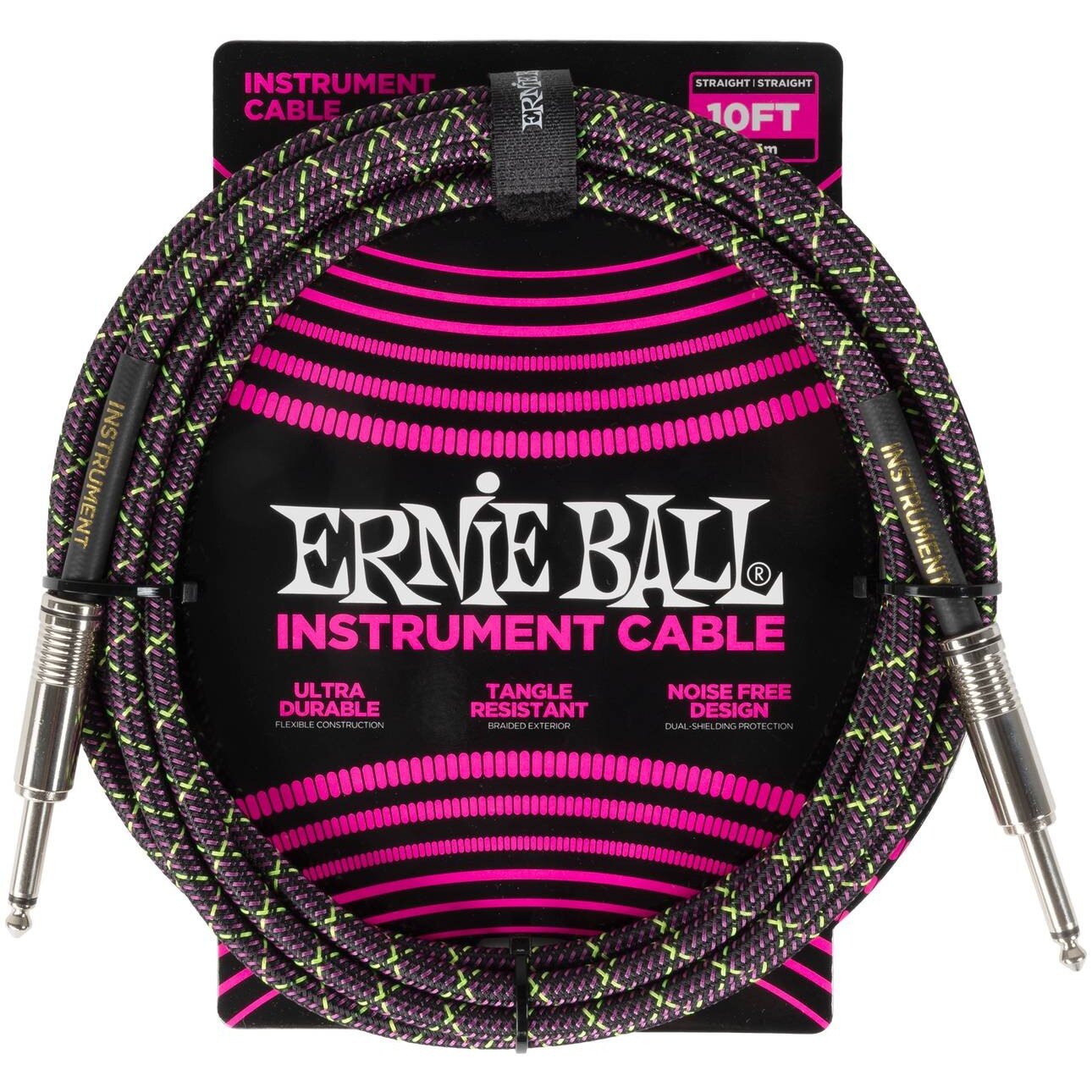 Кабель инструментальный ERNIE BALL 6427 3.05 м. (прямой-прямой)