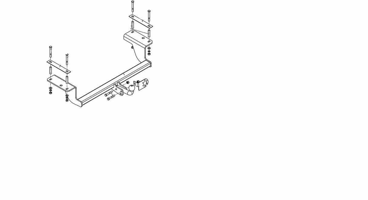 Фаркоп для Chevrolet Cobalt седан (2012-) (без электрики) (паспорт и сертификат) AvtoS. CV12