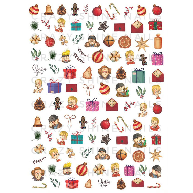 Слайдер-дизайн Crazy Shine Nails №2098 Один дома