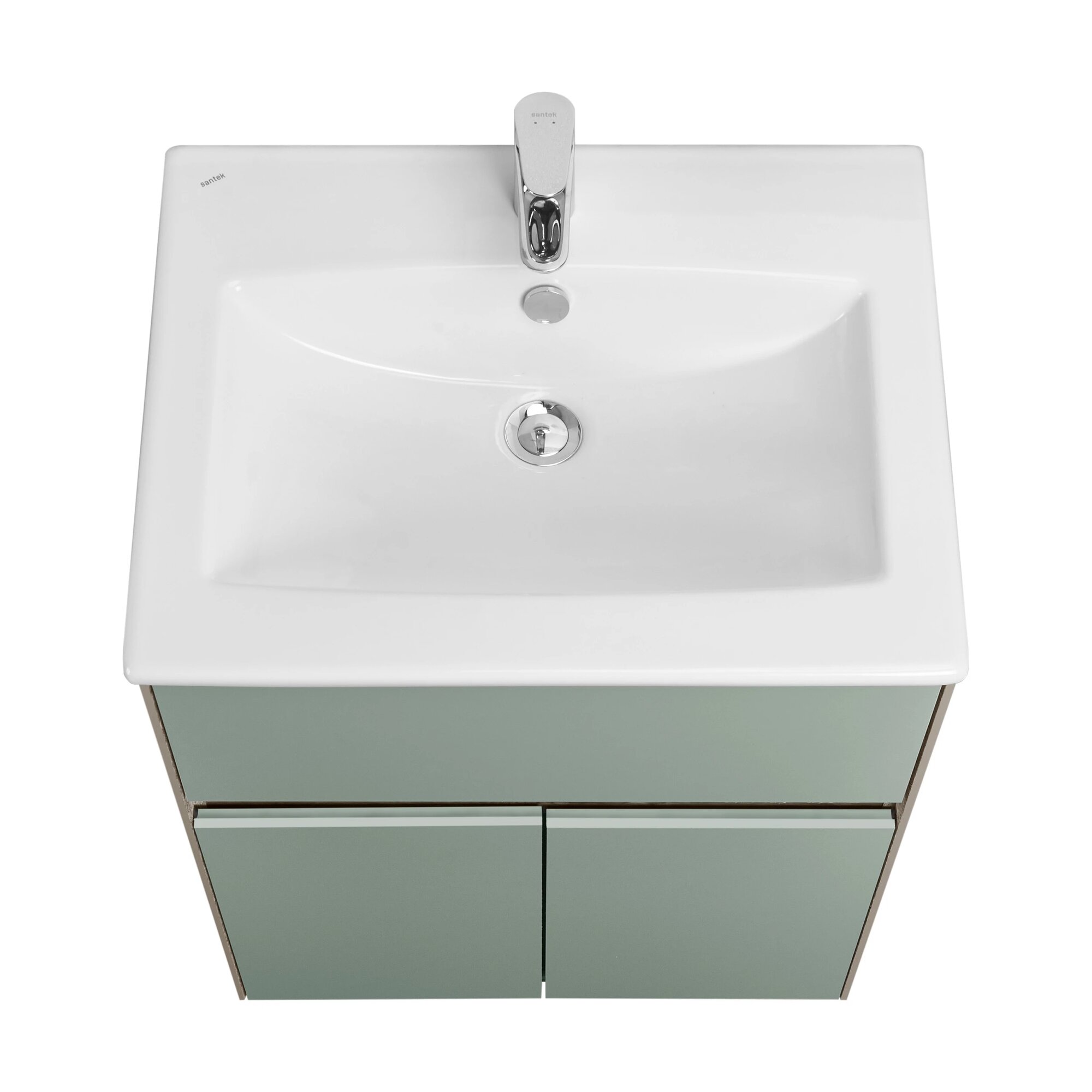 Тумба под раковину AQUATON Форест 60 дуб рошелье/сумеречный голубой 1A278201FR9C0