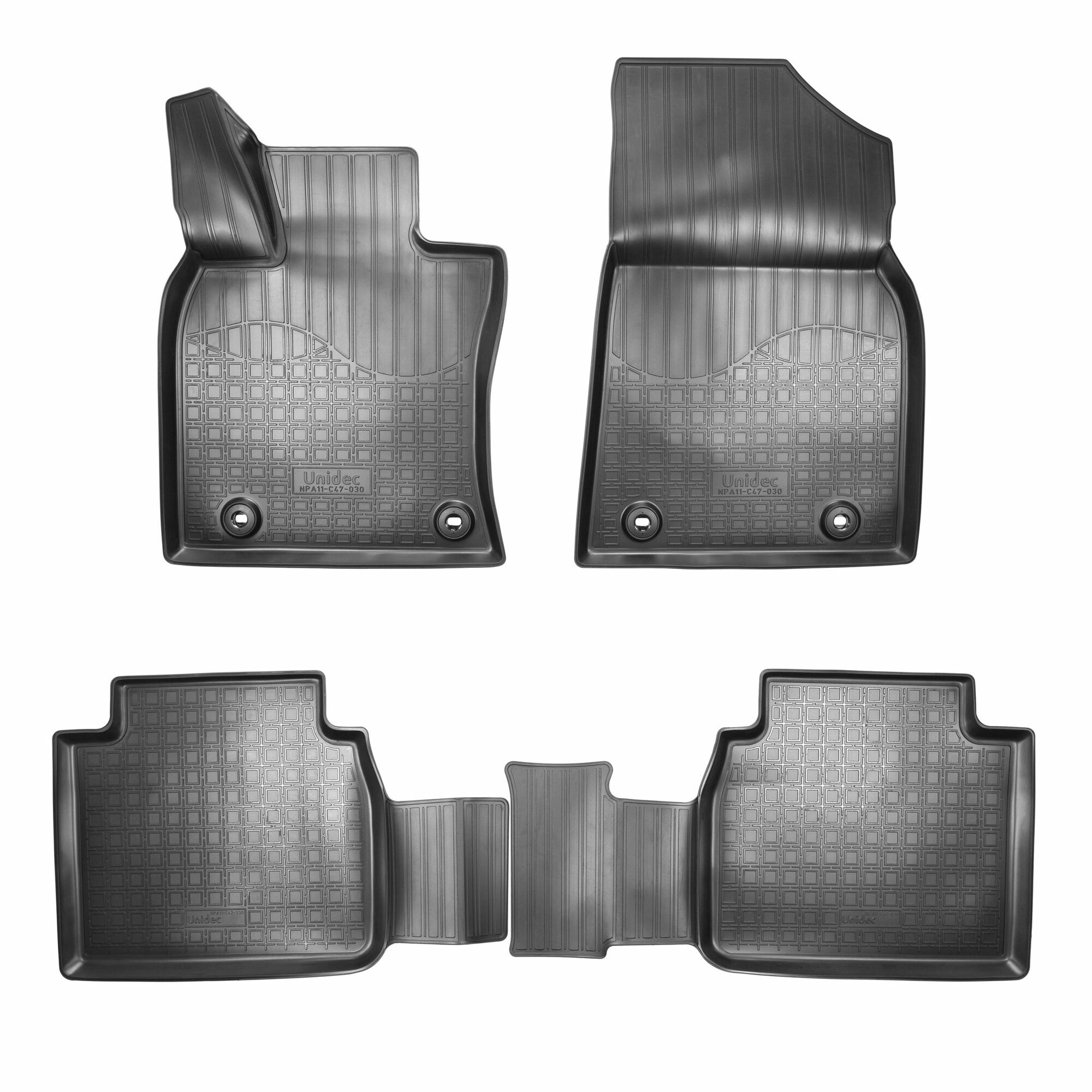 Ковры в салон Norplast/Unidec для Lexus ES VII (2018-)Полиуретан, Черный, арт. NPA11-C47-030 (Черный)
