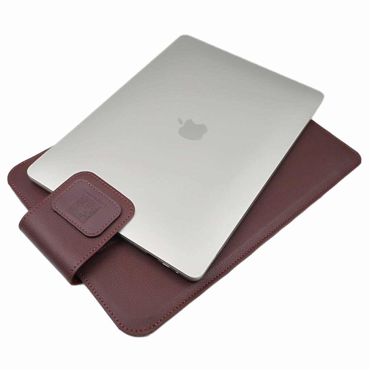 Кожаный Чехол для ноутбука 13 - 14 дюймов (Zenbook, hp, Acer, Lenovo X1 Carbon), бордовый, натуральная кожа, J. Audmorr - Weybridge 13 Merlot