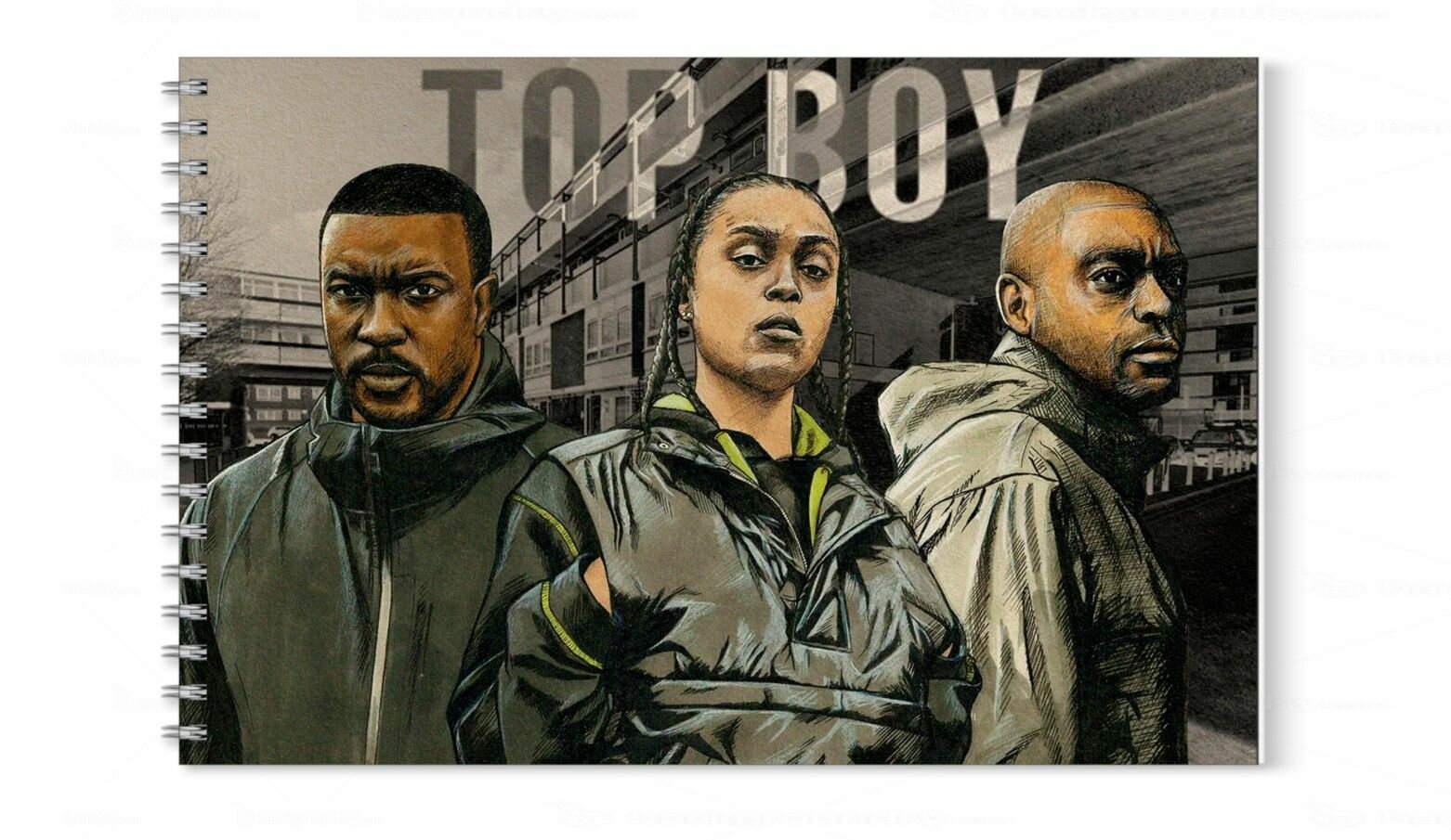 Альбом для рисования Mewni-Shop А4 "Главарь, Top Boy" - 0005