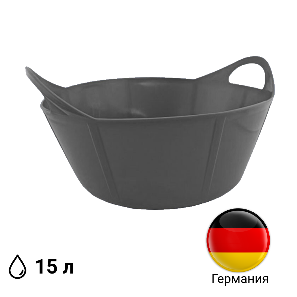 Кормушка-ведро 15 л для лошадей, коров, коз, овец Suevia (Германия) гибкая
