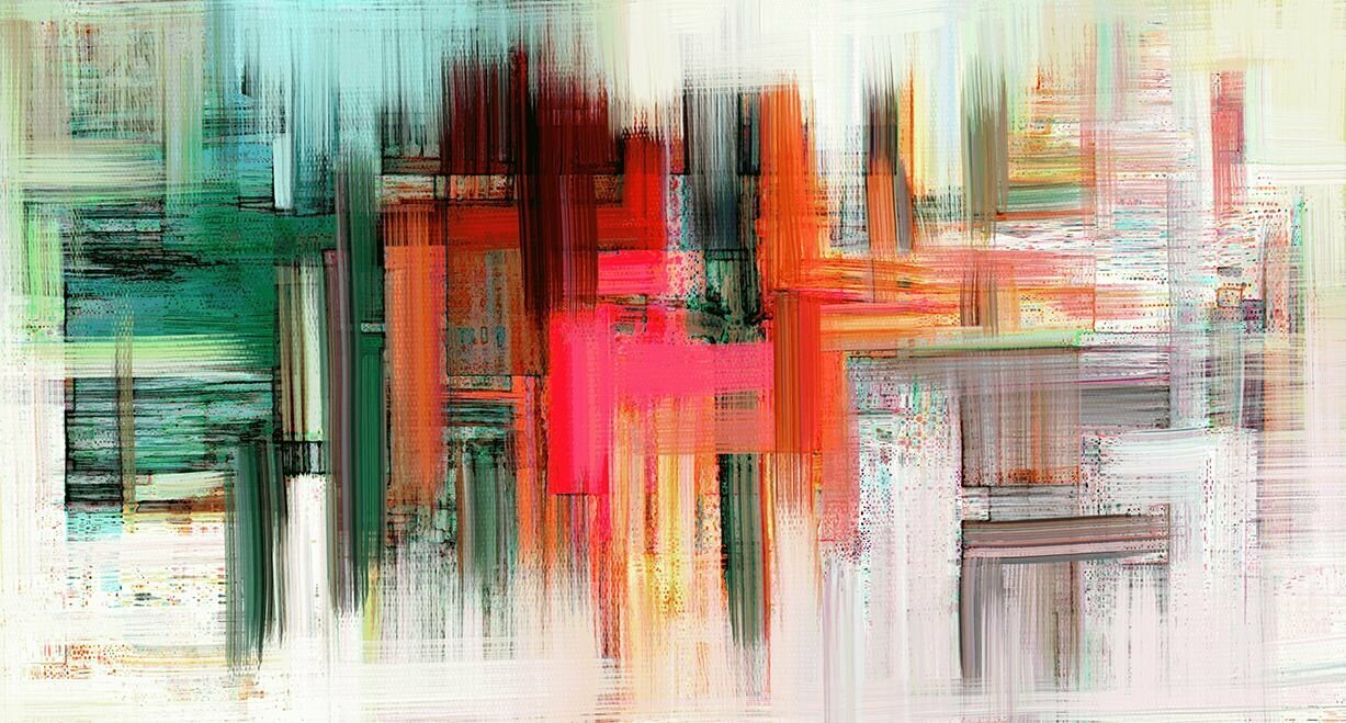 Фотообои Красная абстракция 270х558 см