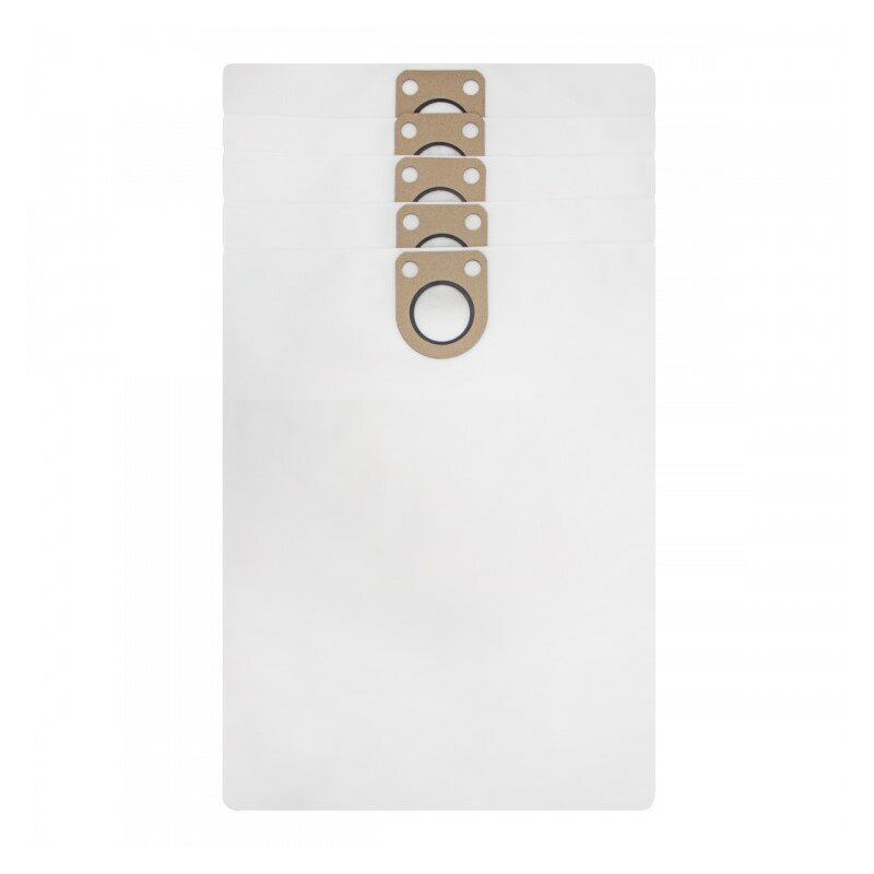 Мешок-пылесборник одноразовый синтетический для пылесоса Bosch GAS 25, Интерскол ПУ 32/1200, Metabo ASA, Starmix ISP, 5 шт, арт. R5RZ(5) кор.№95