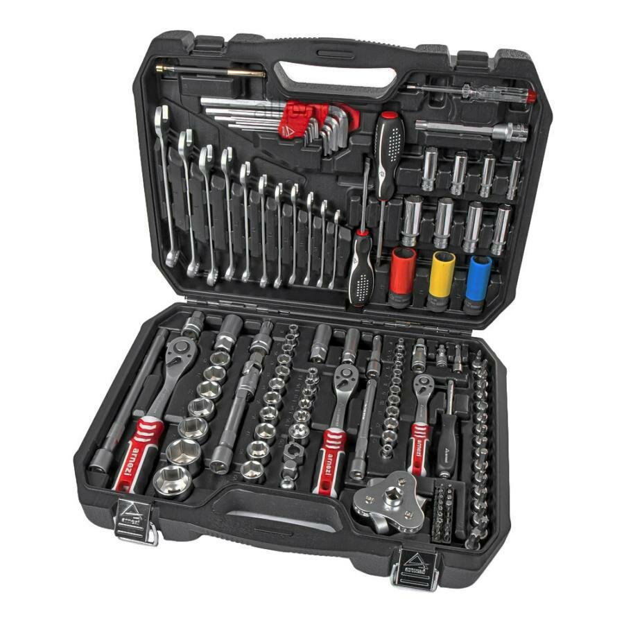 ARNEZI R0900127 Набор инструментов 127 пр. 1/4"DR, 1/2"DR, 3/8"DR ARNEZI R0900127