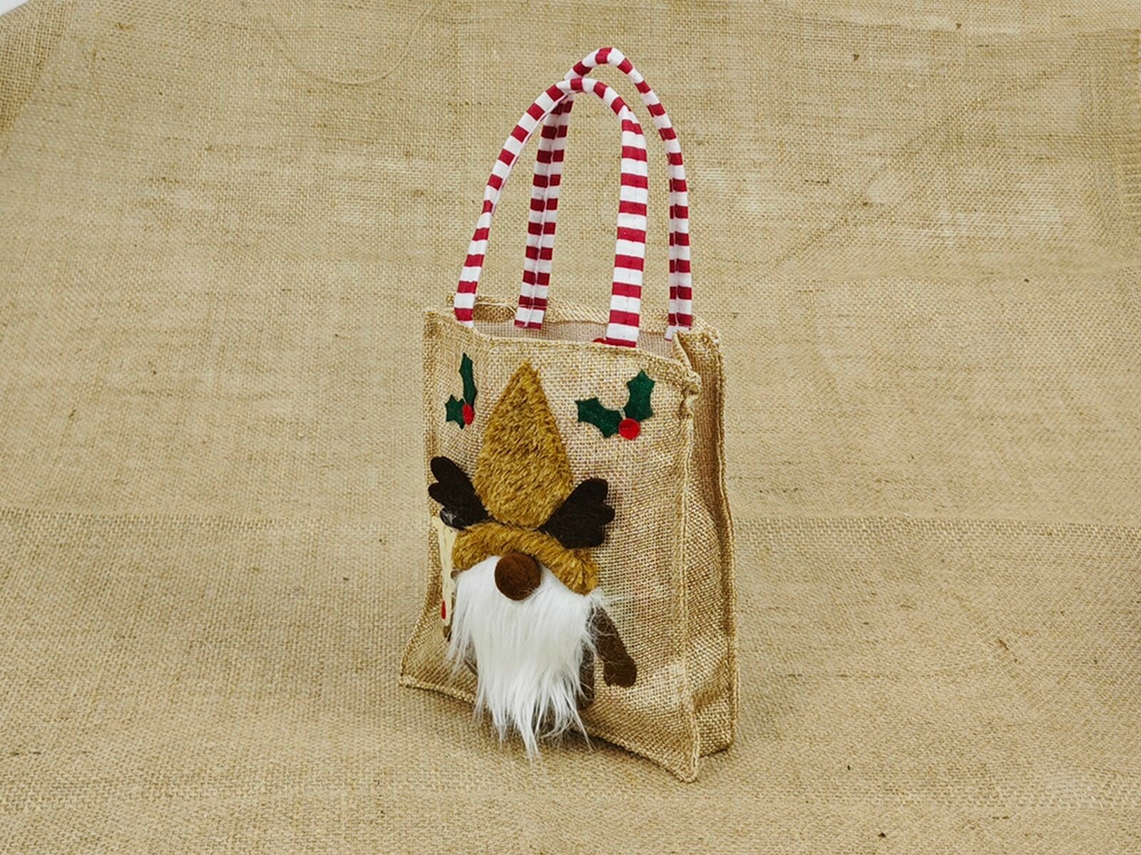 Мешок для подарков C-D 16х18см, Лось