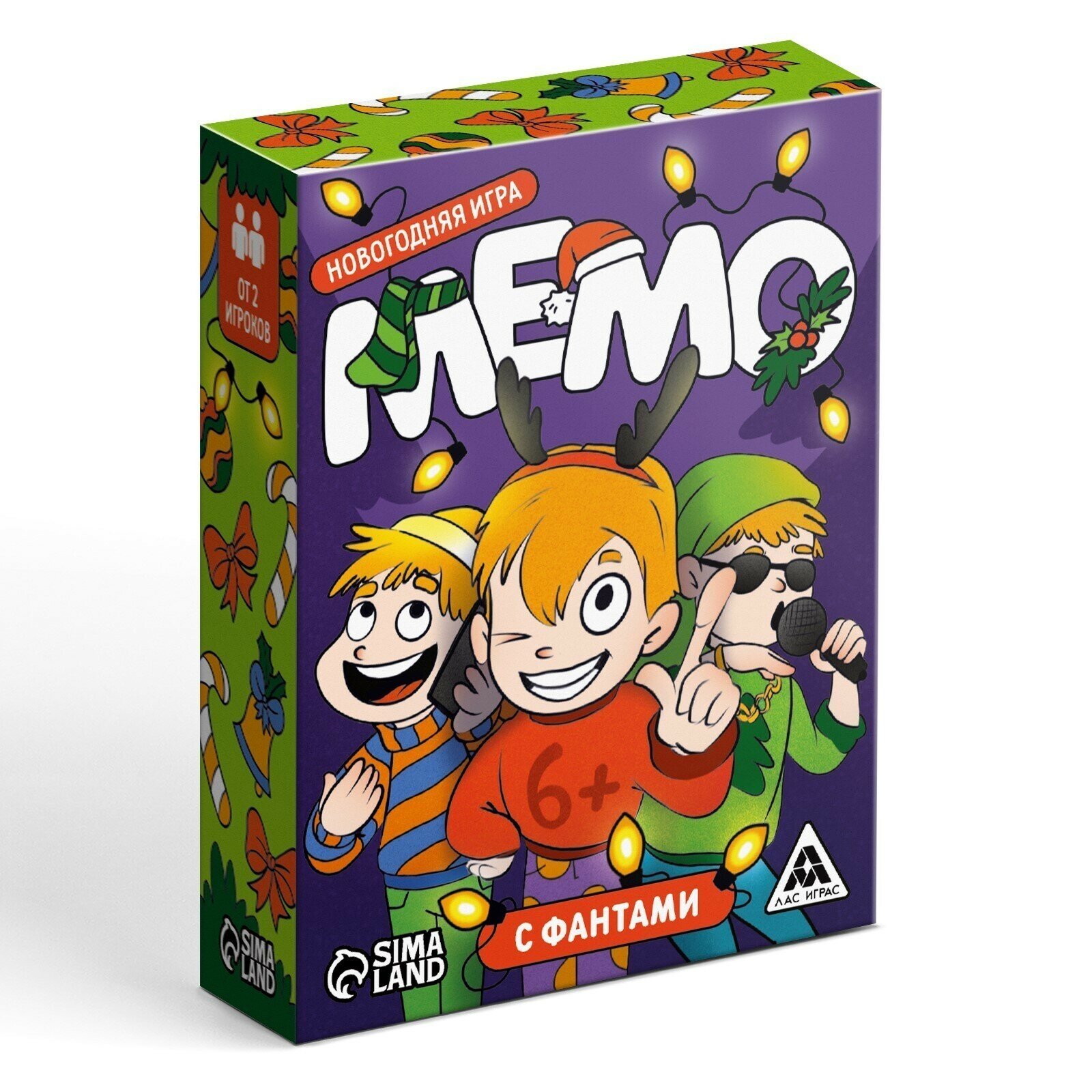 Настольная игра ЛАС играс Мемо. С фантами