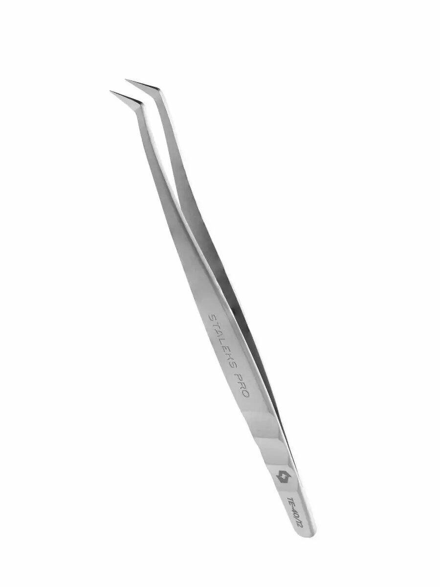 Пинцет для ресниц башмачок, 65' TE-40/12 STALEKS/ сталекс