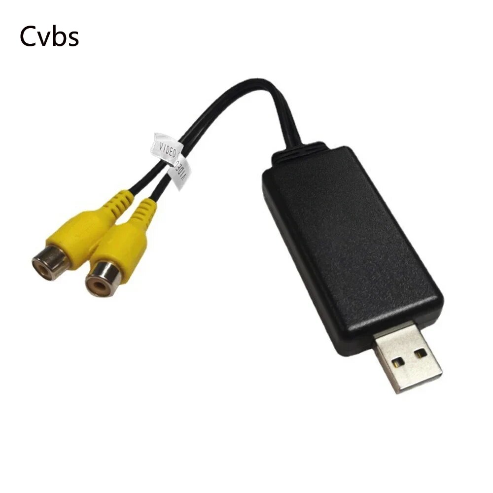 USB адаптер видео выход RCA 2 порта для автомобильного радио USB Cvbs Cable
