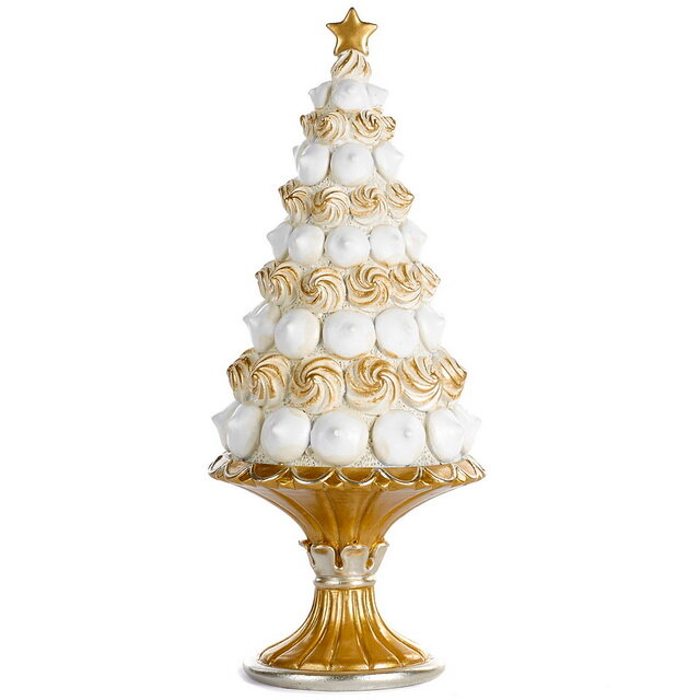 Декоративная фигура Елка из Зефирного Королевства 25 см золотая, Goodwill, MC38027