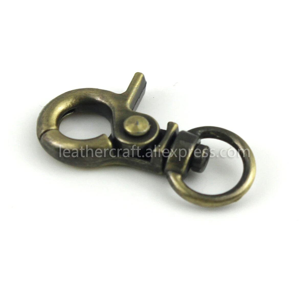 Металлический карабин с зажимом Bronze