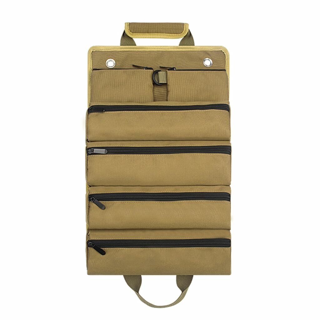 (1 шт.) Набор инструментов для аппаратных работ электрика - хаки в рулоне