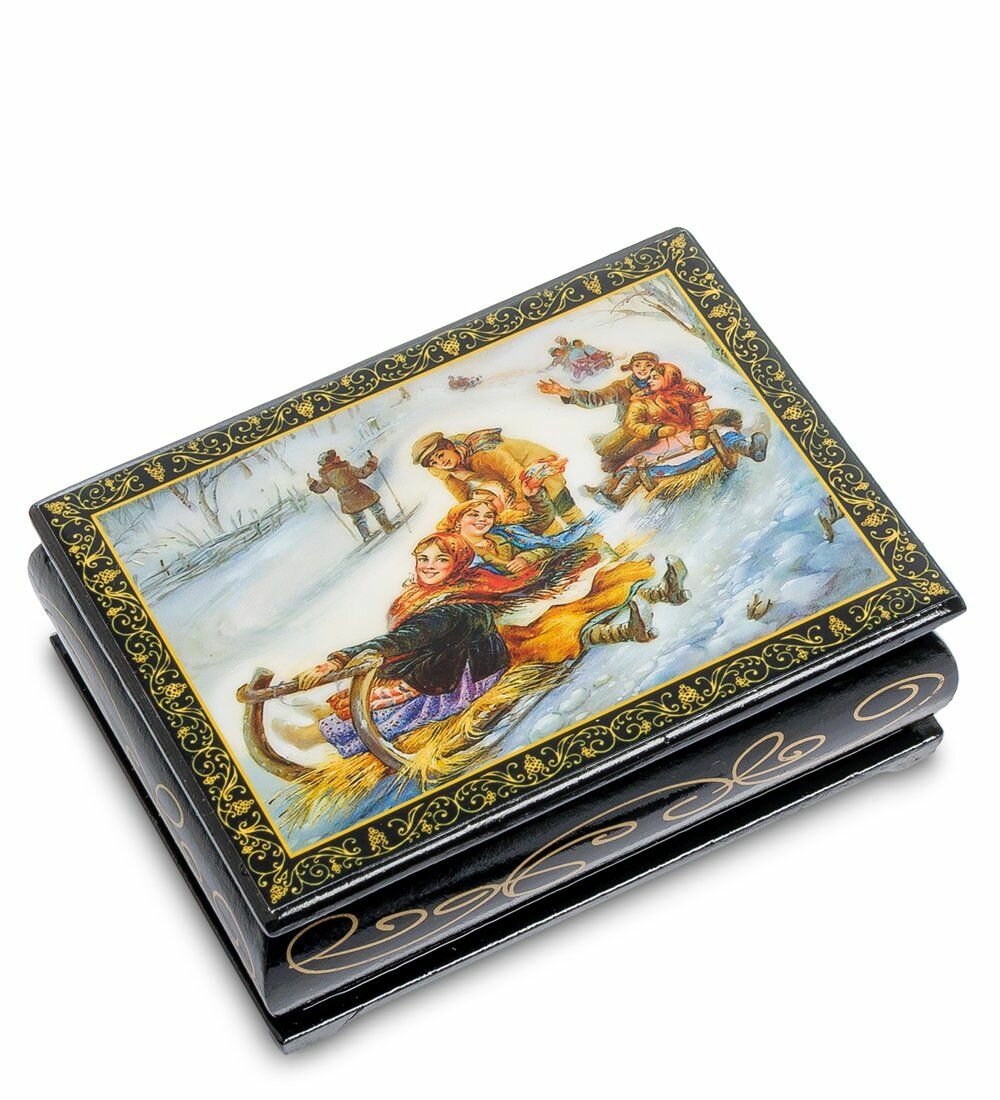 Шкатулка в технике декупаж (8х10х4)