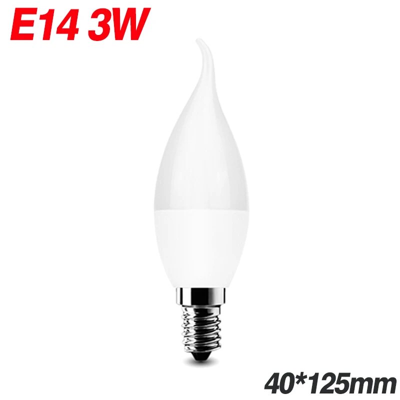 Светодиодная свеча E14 3W Cold White
