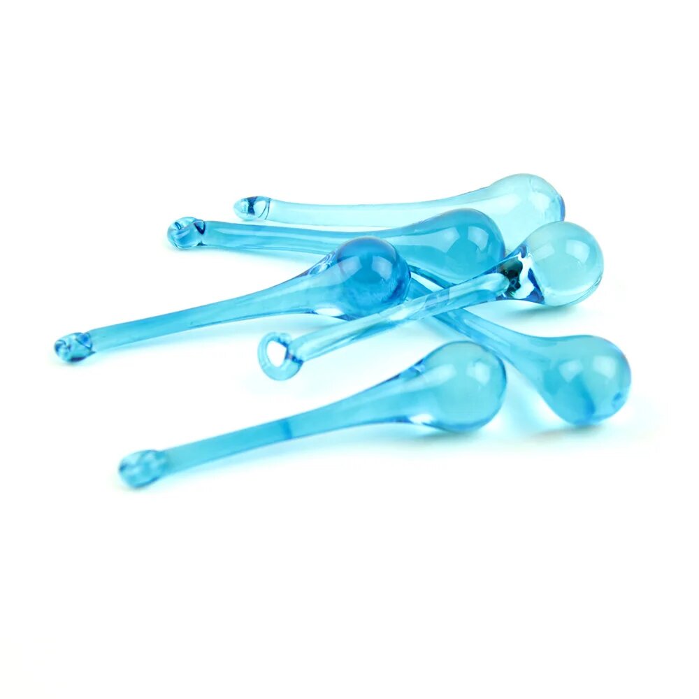 Хрустальные подвески для люстр, капли дождя, 1 шт 16x60mm 1 piece, aquamarine