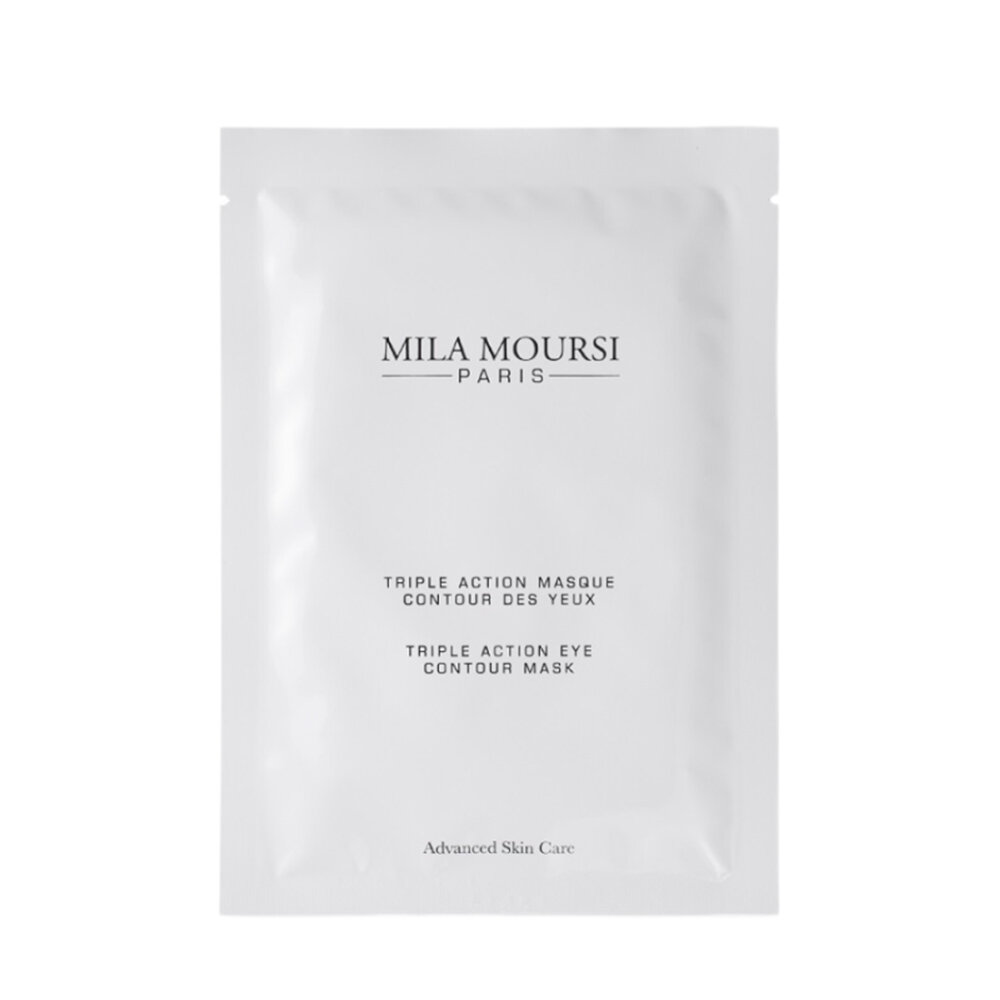 MILA MOURSI Triple Action Eye Contour Mask Антивозрастная крио маска тройного действия со стволовыми клетками для контура глаз 10 мл