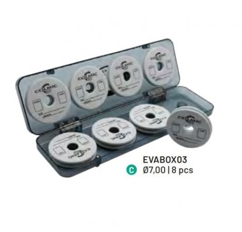 Поводочница COLMIC Круглая EVA SPOOL 7см 8шт